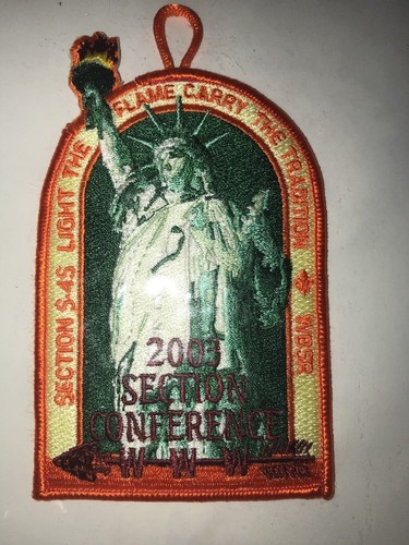 Order Of The Arrow OA BSA Boy Scouts America Section Conference Patch 2003 S4S | eBay