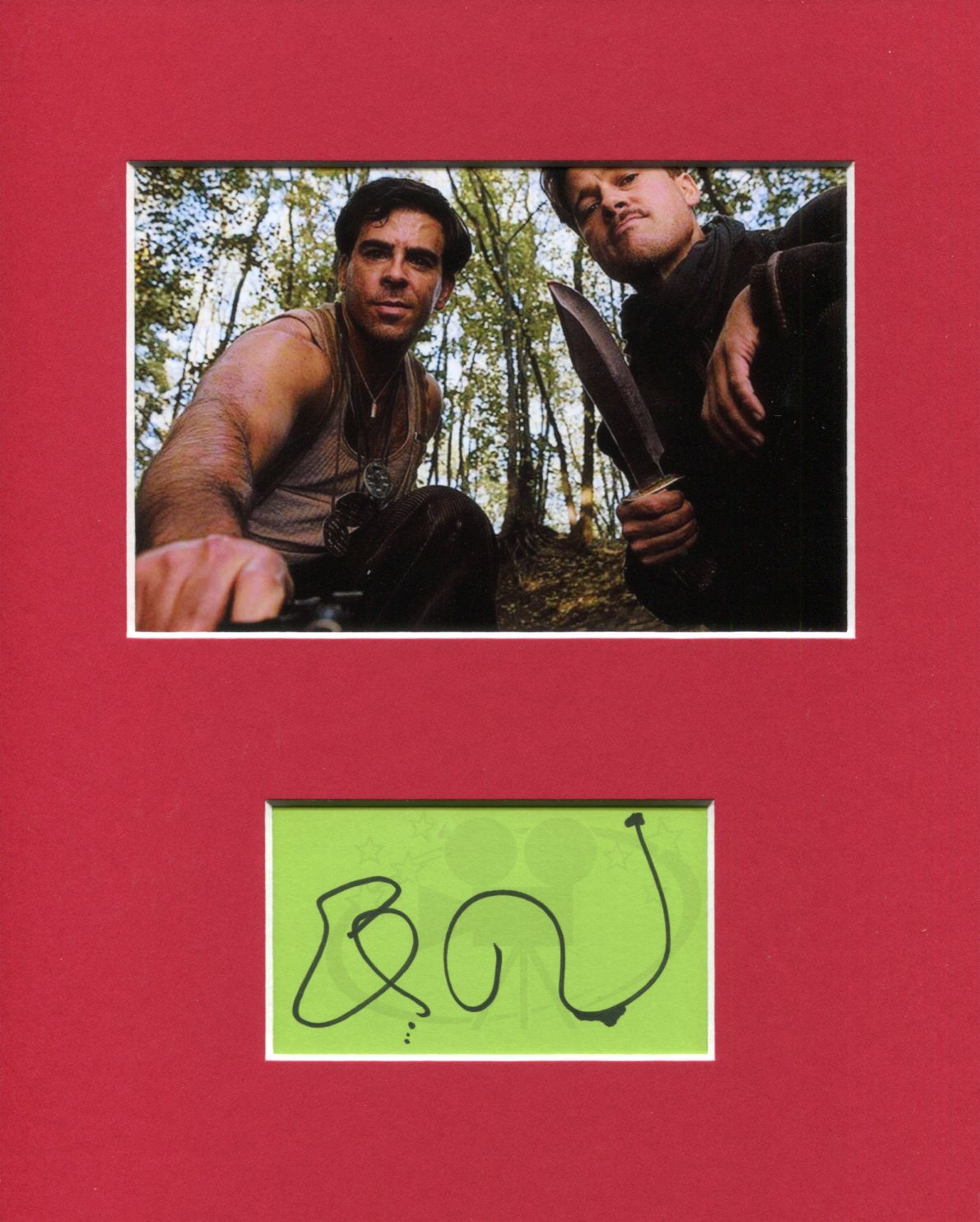 Eli Roth Inglourious Basterds Thanks Rare Signed Autograph Photo ...
