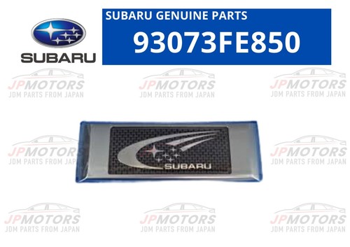 SUBARU Genuine IMPREZA WRX STI 93073FE850 Rear Emblem Badge Carbon SWRT ...