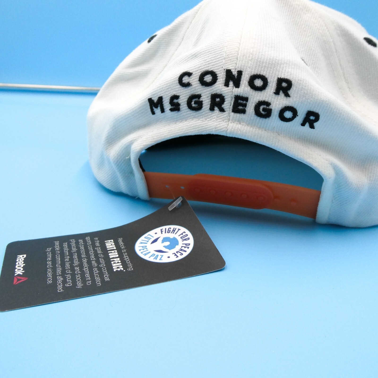 Conor McGregor Hat Mens White Snapback Reebok UFC Fighting Gym RARE Y2K ...