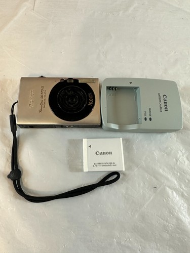 Canon ELPH PowerShot SD770 IS 10MP Digital Camera Battery & Charger For ...