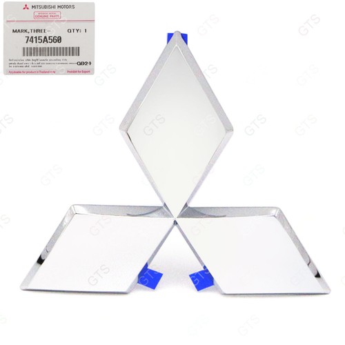 Chrome Front Logo Emblem Grille Fits Mitsubishi Mirage Attrage 2019 ...