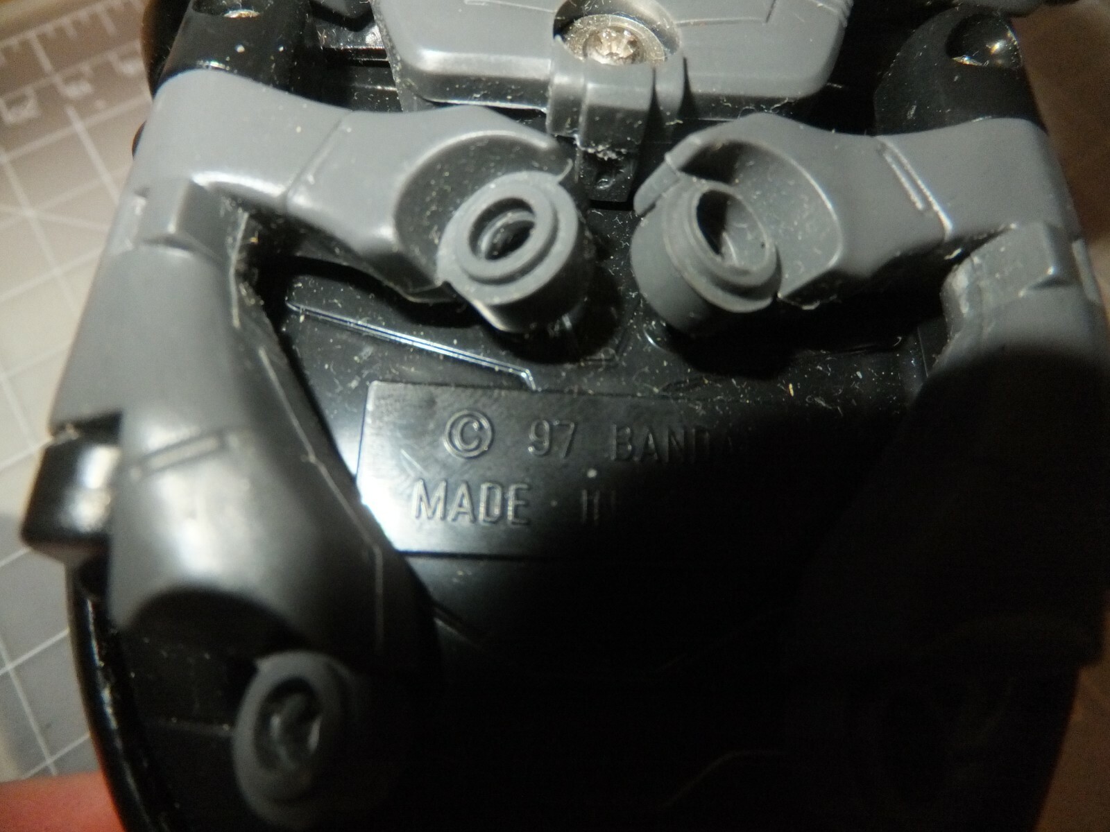 Rare 1997 Bandai Beetleborgs Battleborg Roboborg 9" action figure Metal ...