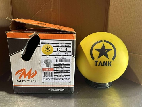 NEW 15LB Motiv Tank Yellowjacket Bowling Ball 6111 | eBay