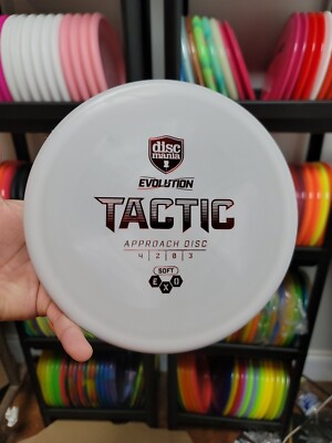 Discmania Evolution Exo Soft Tactic Disc Golf Approach Disc lite Gray ...