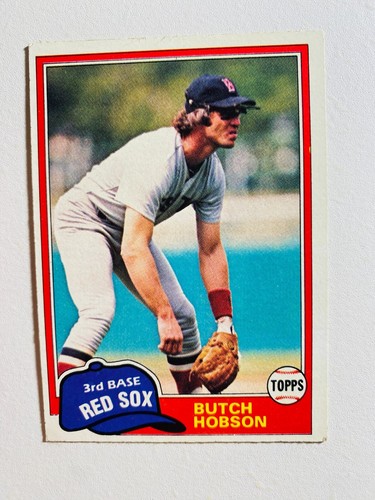 1981 TOPPS #595 BUTCH HOBSON NM-MT MLB BASEBALL CARD | eBay