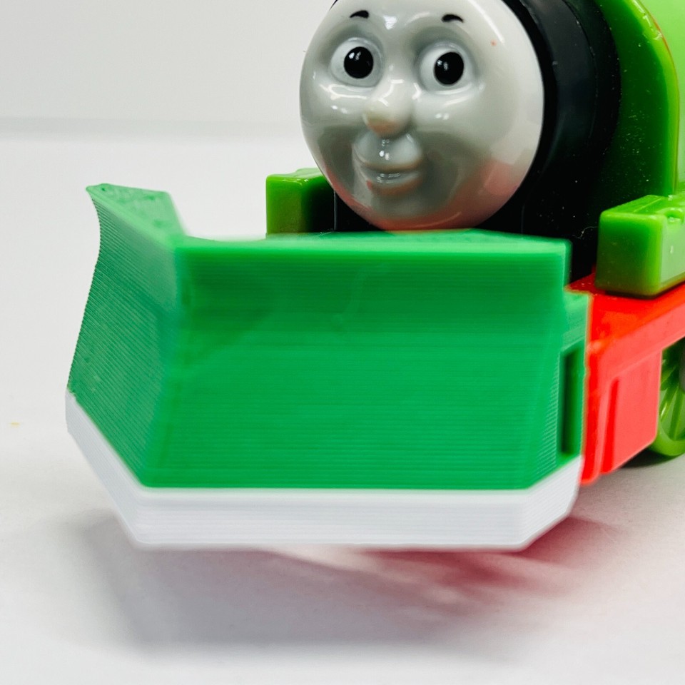 CUSTOM 3D PRINTED Snow Plow & Santa Hat for TrackMaster & Tomy Trains ...