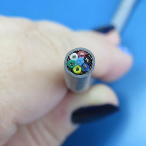 ALPHA WIRE 2254/6 SL005 Qty of 11 per Lot 6C 22AWG W SPRL SHLD 80C 300V ...