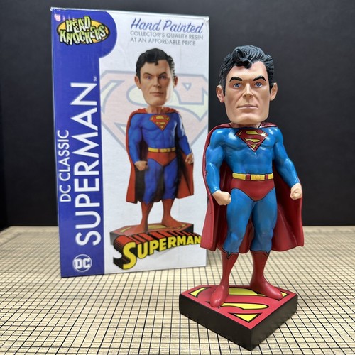 NECA DC Comics SUPERMAN Hand painted Head Knocker Bobble Head NEW ...