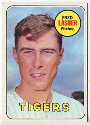 1969 Topps #373 Fred Lasher Detroit Tigers | eBay