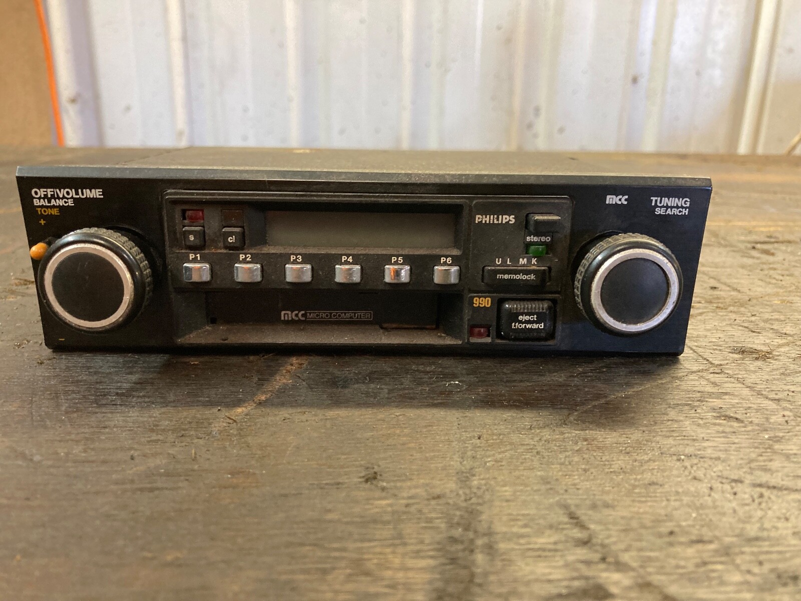 Philips MCC micro computer Vintage Car Radio Retro Radio Retro Car ...