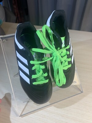 Adidas Soccer Shoes Cleats Boys SCG 753002 Size 11 Black White Lime ...