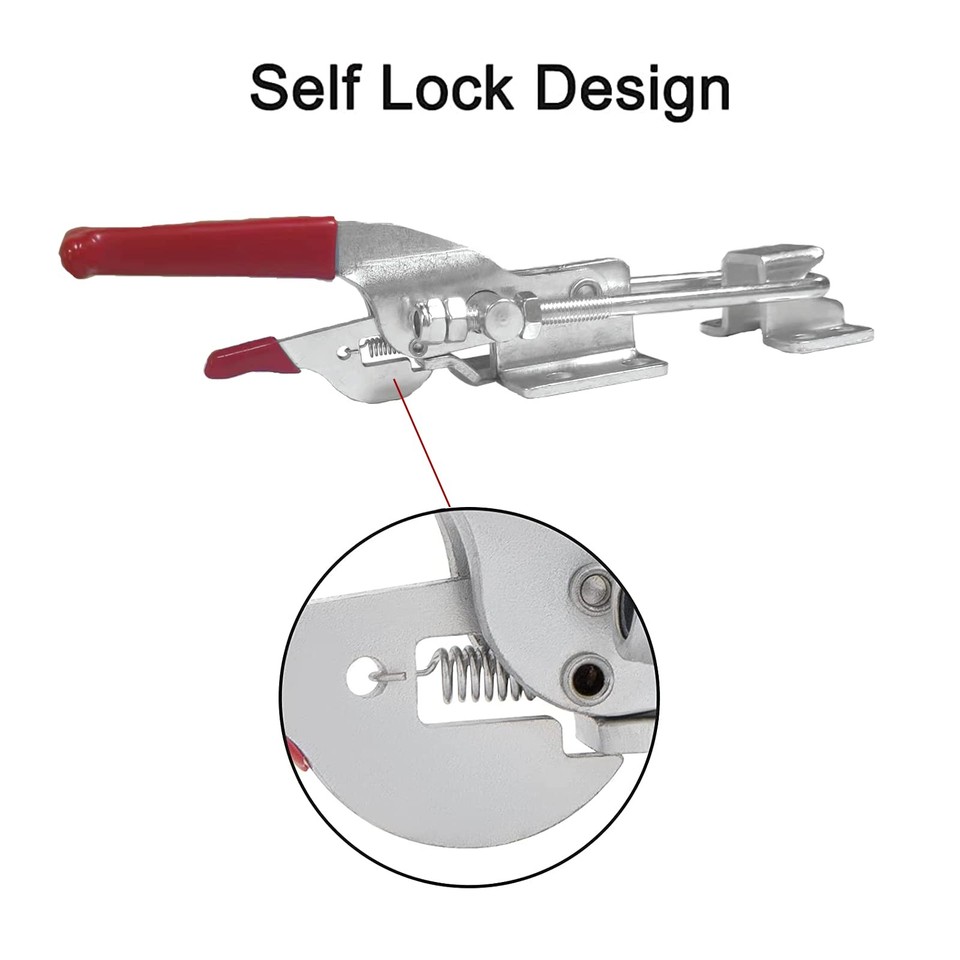 Accessbuy Toggle Clamp Latch, U-Bolt Self-Lock Large Toggle Hardware ...
