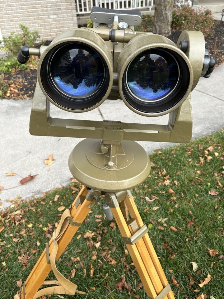 "RARE"Russian Rangefinder Binoculars w/ Tripod. BIG EYE | eBay