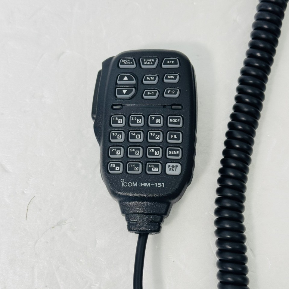 ICOM [HM-151] Remote Control Hand Microphone for IC-7100 7000 Cable ...