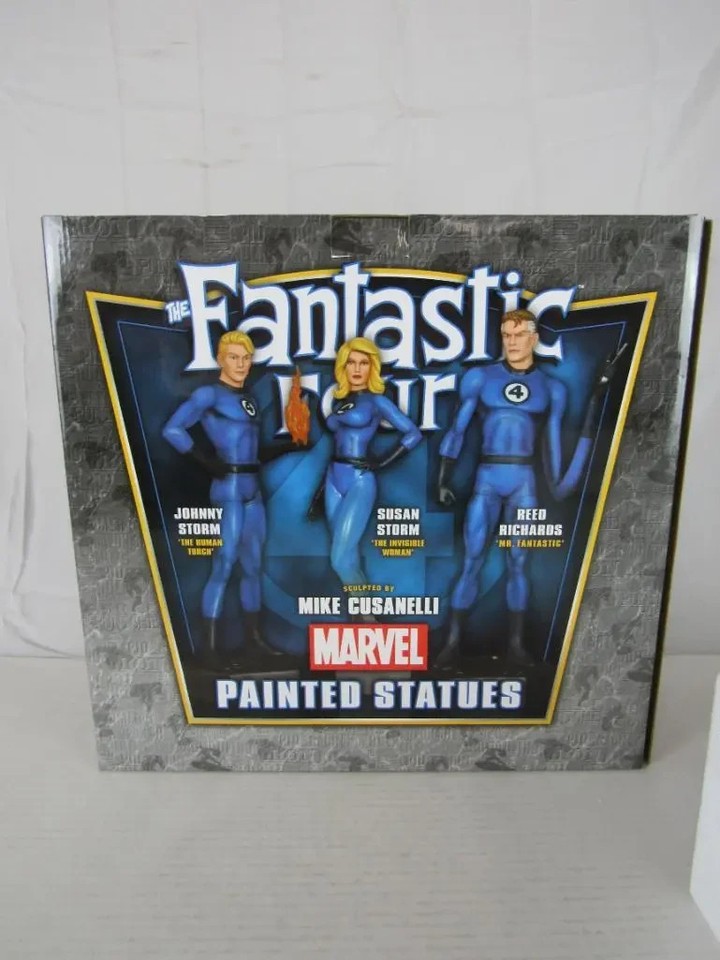 Randy Bowen Designs - Fantastic Four 3-Pack Statues - Artist Proof ...