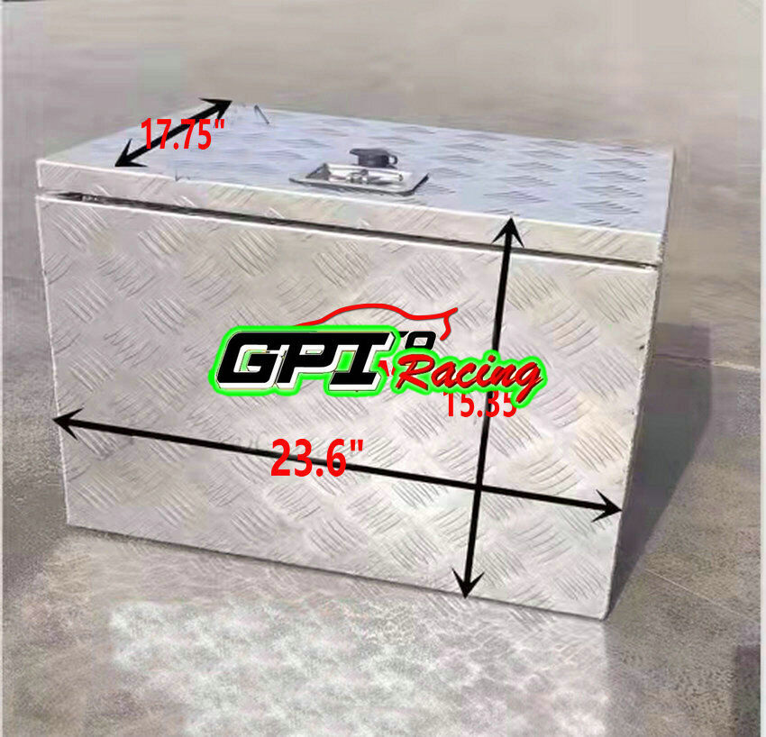 GPI 24"X18"X16" Aluminum Truck Underbody Tool Box Trailer Tool Storage ...