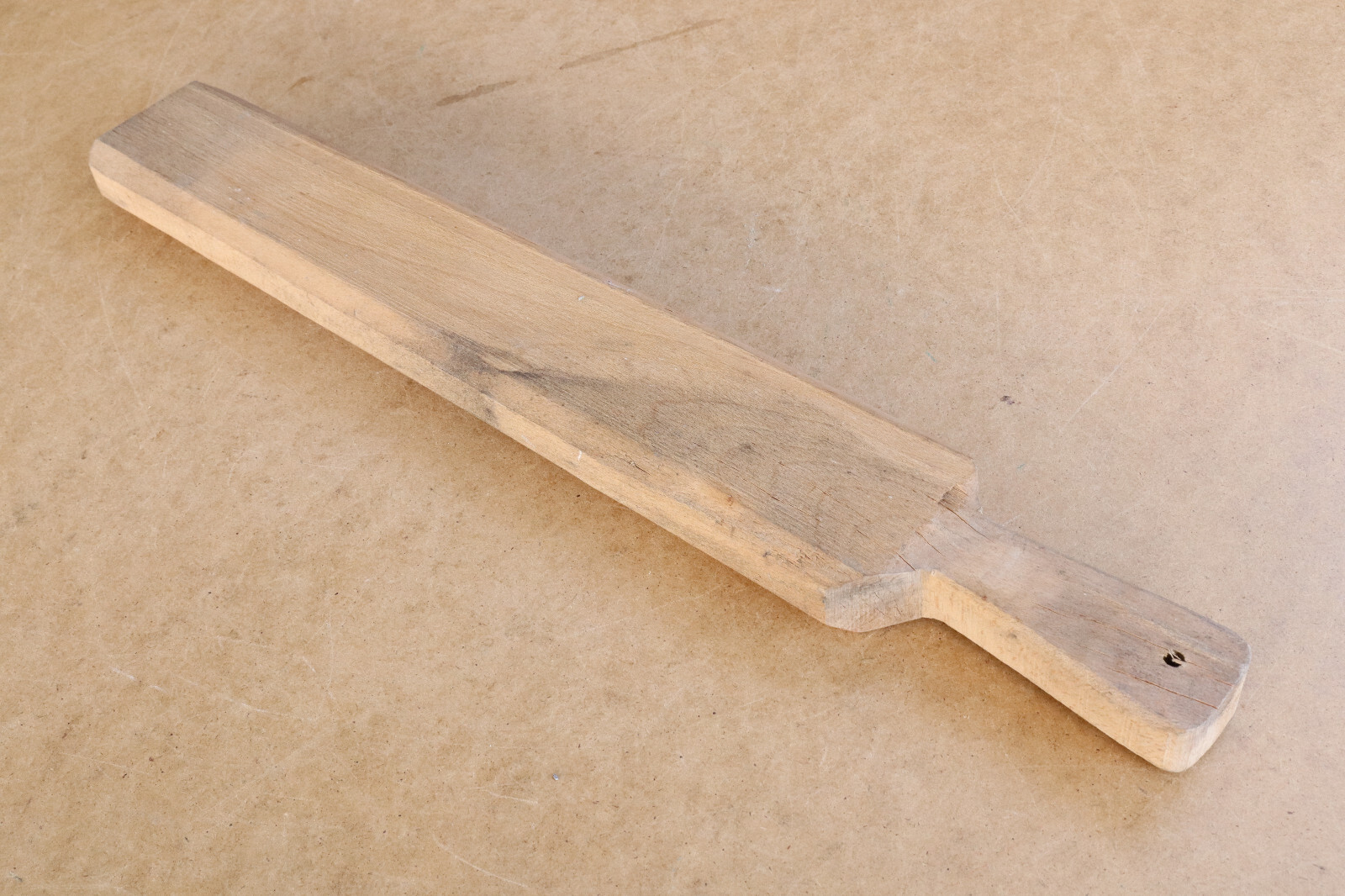 Old Antique Primitive Wooden Rug Laundry Beater Washing Paddle Board ...