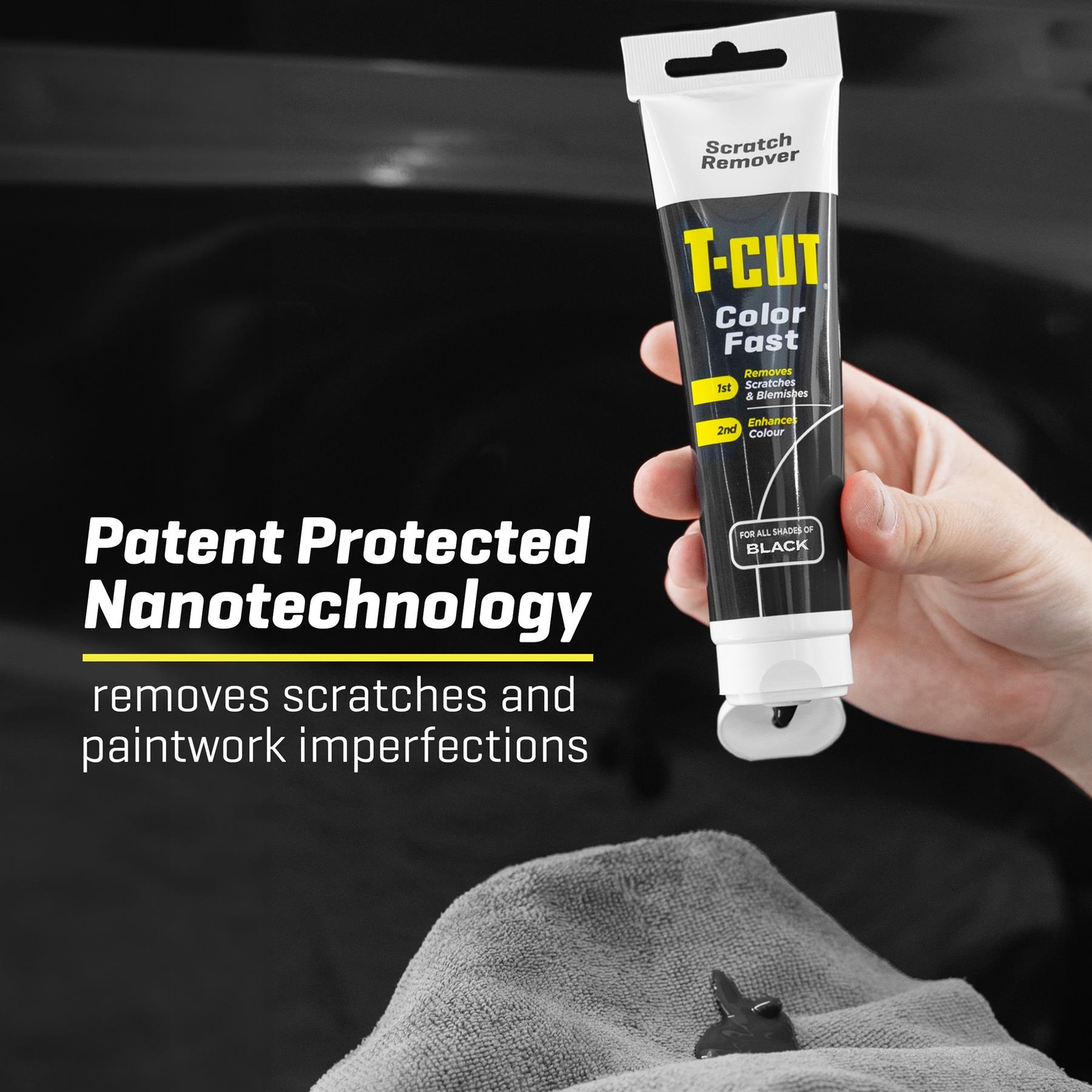 T-Cut Fast Scratch Scuff Blemish Remover Black Car Paint Cleaner ...