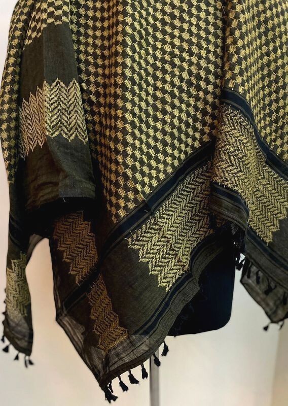 RARE Colors Original Herbawi Palestinian Keffiyeh Shemagh Arab Arafat ...