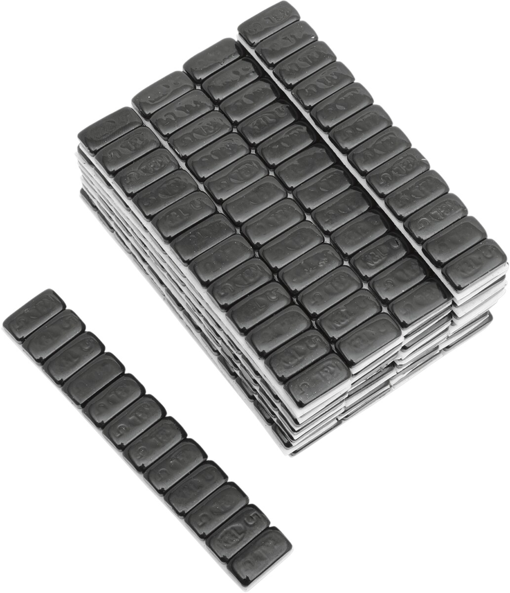 K & L Supply Steel Stick On Motorcycle Wheel Weights 36pk Black 1/4oz ...