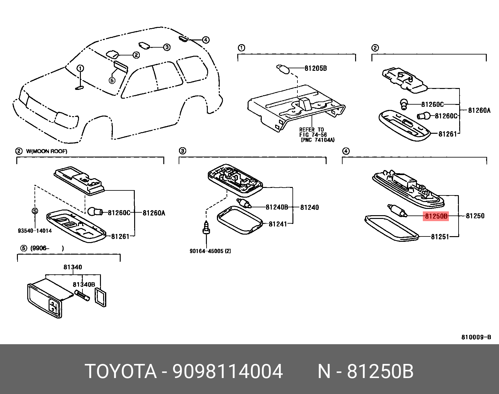 Genuine OE bulb, spot lamp, 9098114004 for TOYOTA 90981-14004 | eBay.de