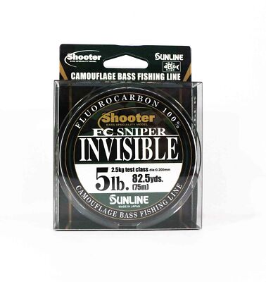 Sunline Fluorocarbon Line FC Sniper Invisible 75m 5lb 0.2mm (2162) | eBay