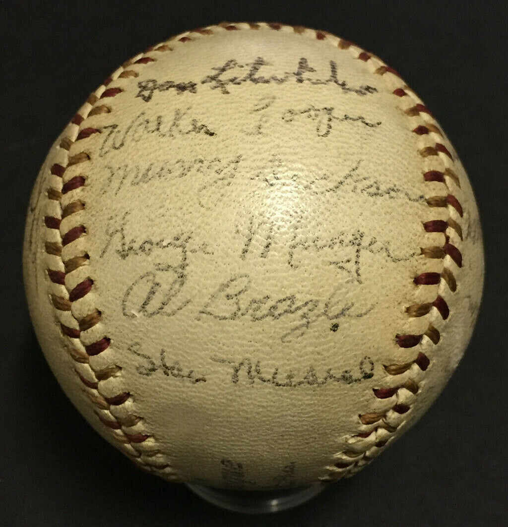 1943 Cardinals Team Signed NL Ford Frick Baseball 19 auto Stan Musial ...