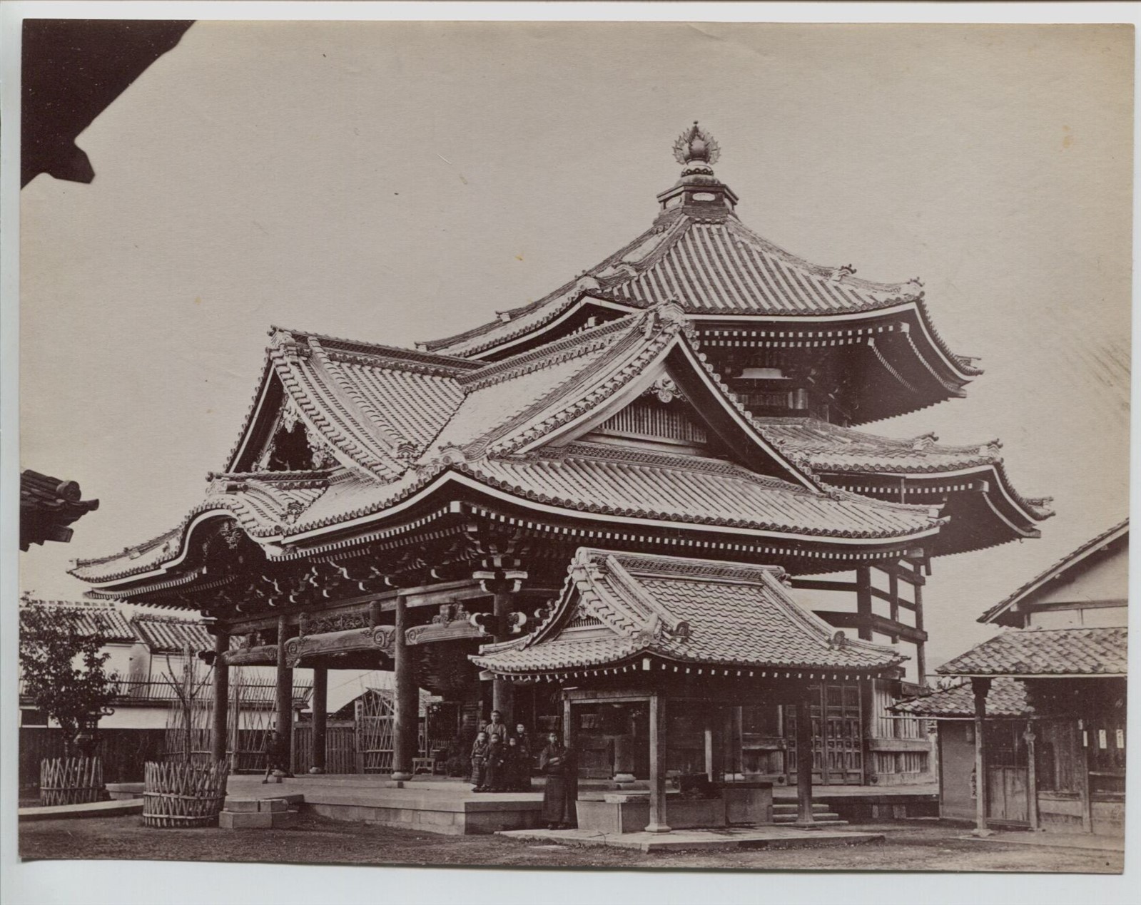 Pre 1900 Kioto Kyoto Japan Hexagonal Temple Photograph | eBay