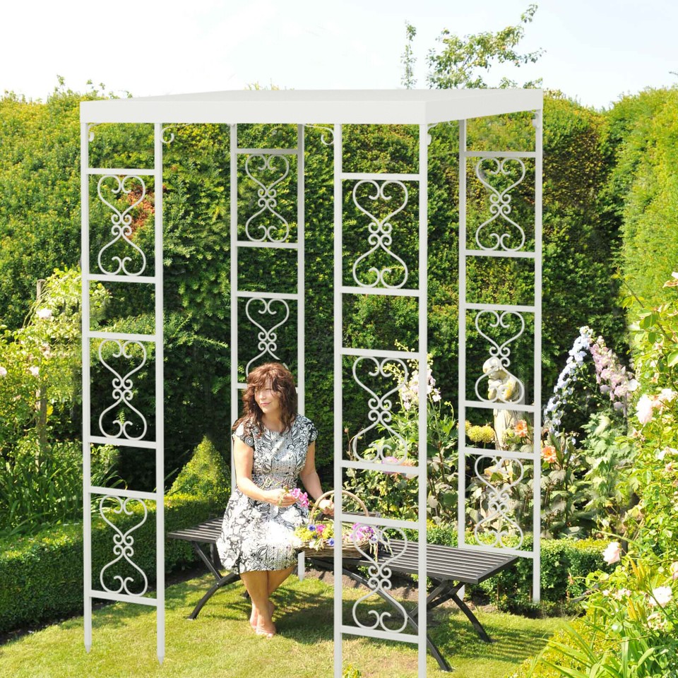 Heavy Duty Backyard Shade Canopies Gazebo Frame Garden Pavilion UV ...