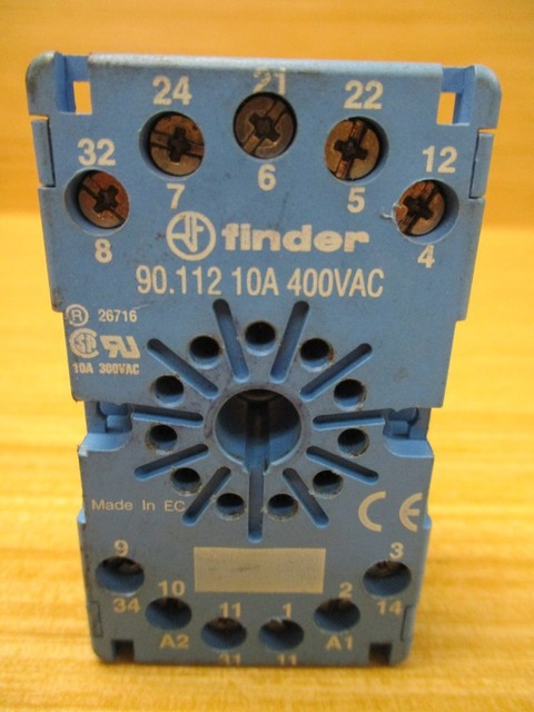 Finder 11 Pin Octal Relay Socket 10a Type 90.112 USG for sale online | eBay