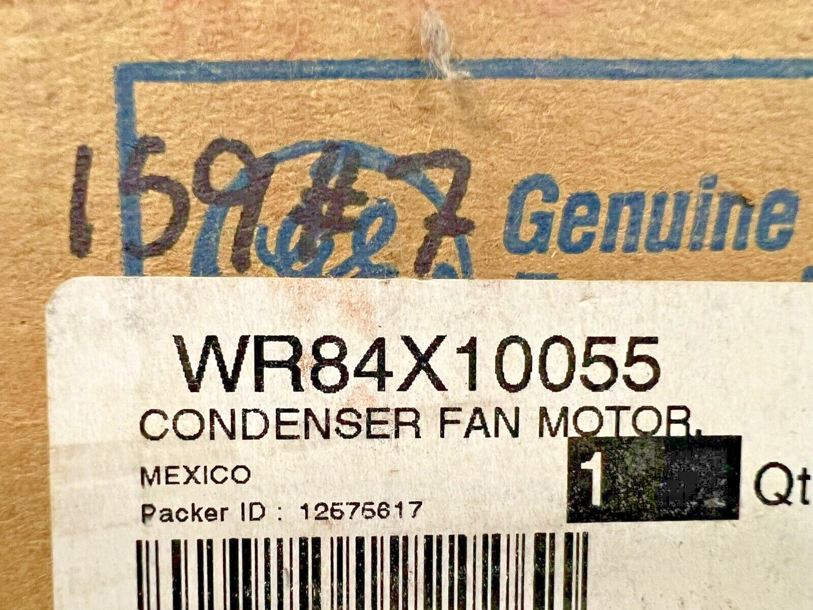 WR84X10055 GE Refrigerator Condenser Fan Motor for sale online | eBay