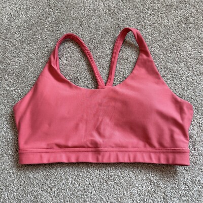 DIP Pink Sports Bra Wireless Pull On Racerback Athletic Bra XL | eBay