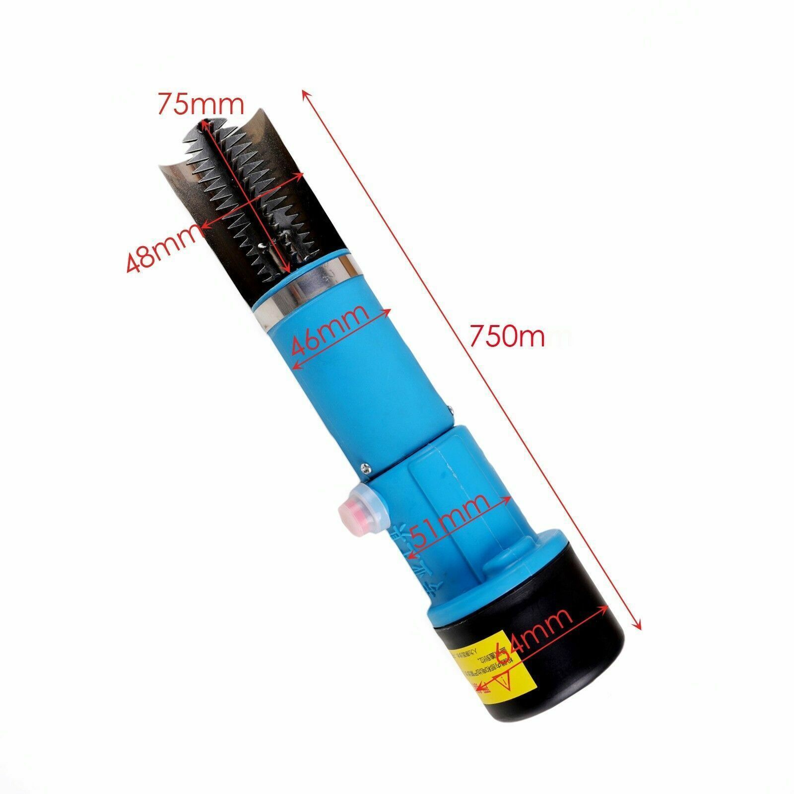 Electric Fish Scaler Scrapper Skin Remover Cleaner Waterproof Descaler ...