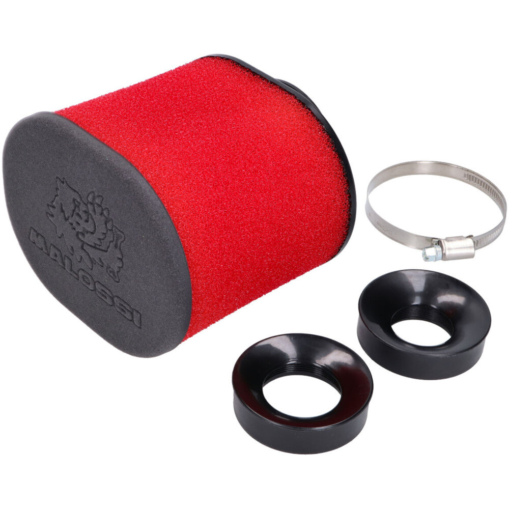 Lufi Luftfilter Malossi Red Filter E15 oval 60mm gerade mit Gewinde ...