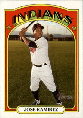 Jose Ramirez 2021 Topps Heritage Card #297 | eBay
