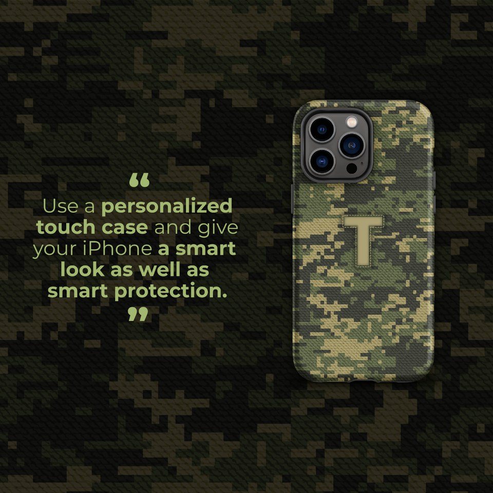 US Army Combat Camo Unique Gift Personalized Case for iPhone 14 Pro Max ...