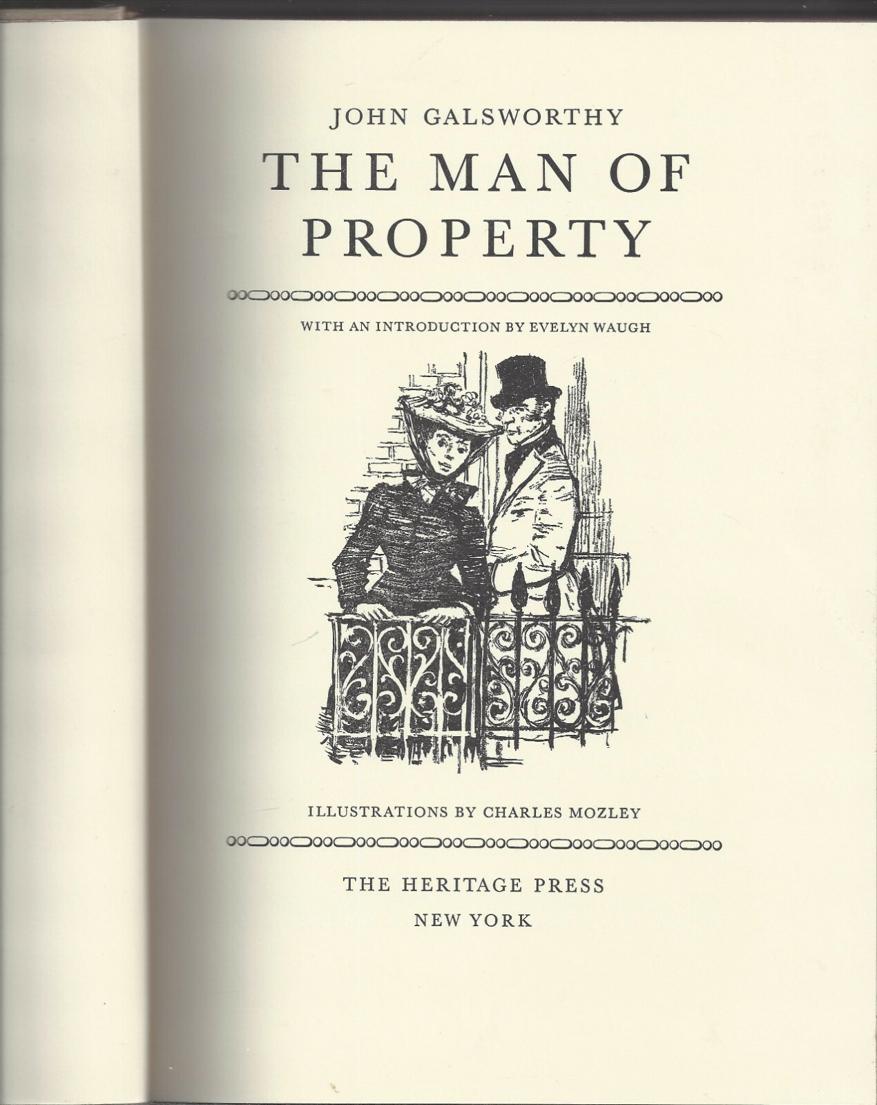 The Man of Property by John Galsworthy art by Charles Mozley Heritage ...
