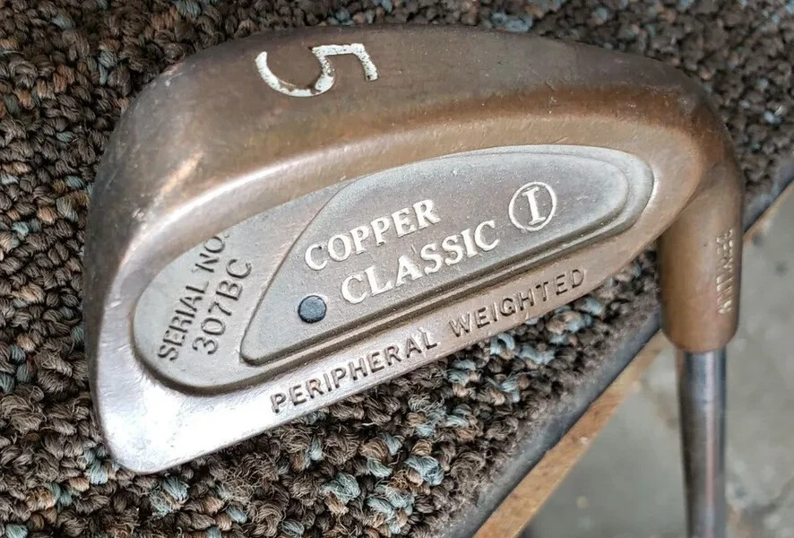 8 Copper Classic I BERYLLIUM BECU Copper 2-PW Golf True Temper Iron Set with bag | eBay