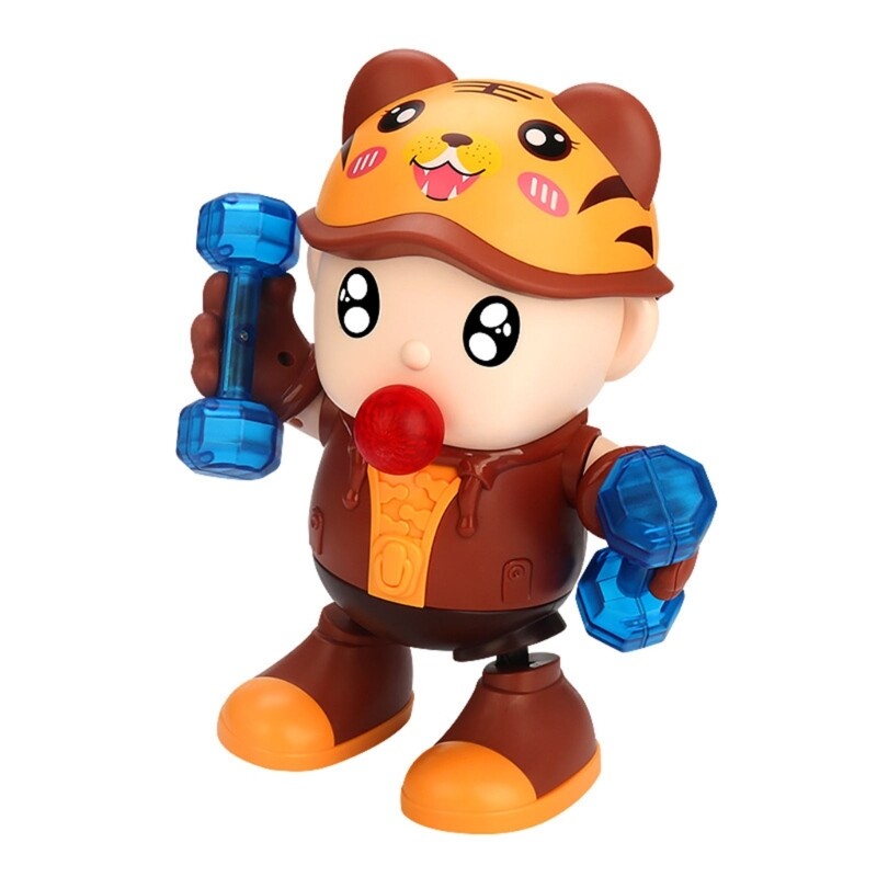 Light Up Swing Dancing Baby Doll Toy Cartoon Musical Toy Kids Party ...