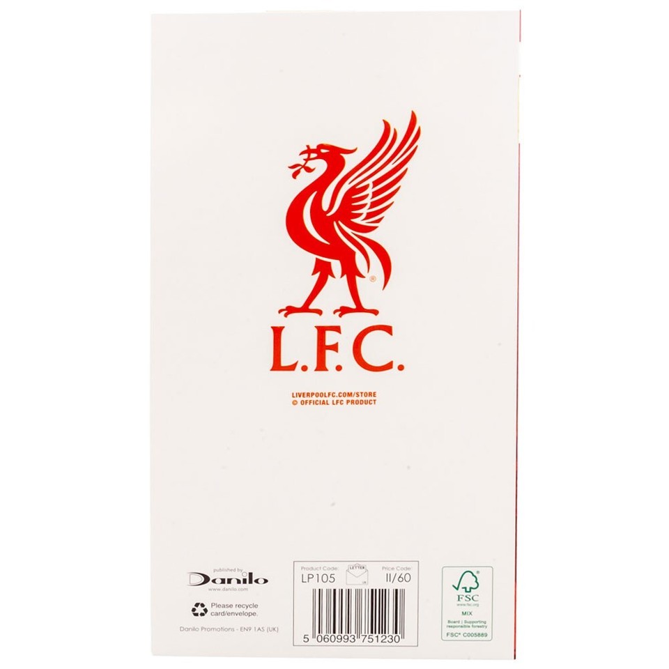 Liverpool FC Happy Birthday Dad Card LFC Gift | eBay
