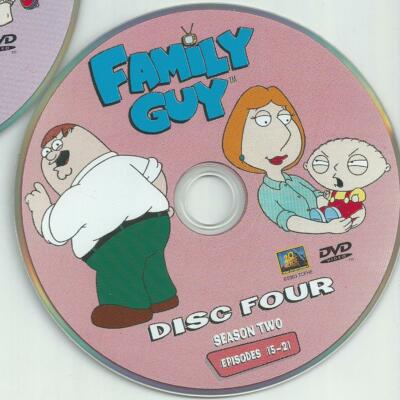 Family Guy (DVD) Volume One Season 1 & 2 Replacement Disc Season 2 ...