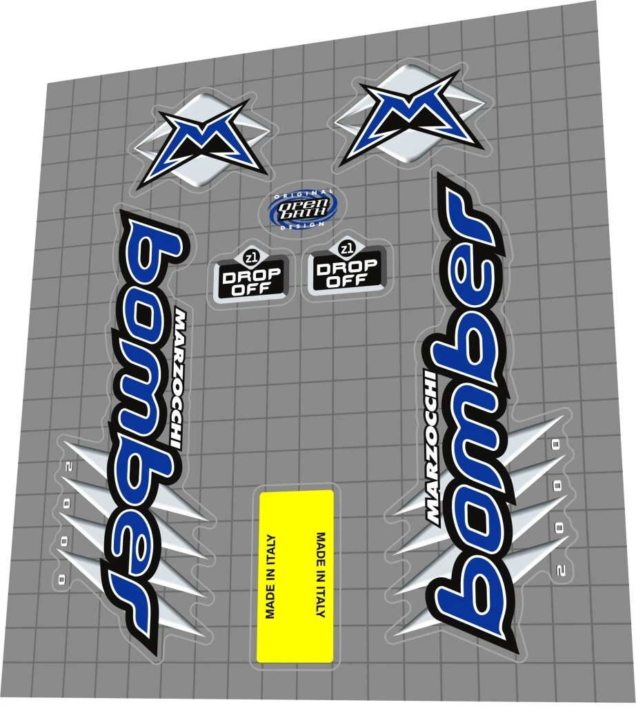 Marzocchi Bomber Z1 Freeride Stickers