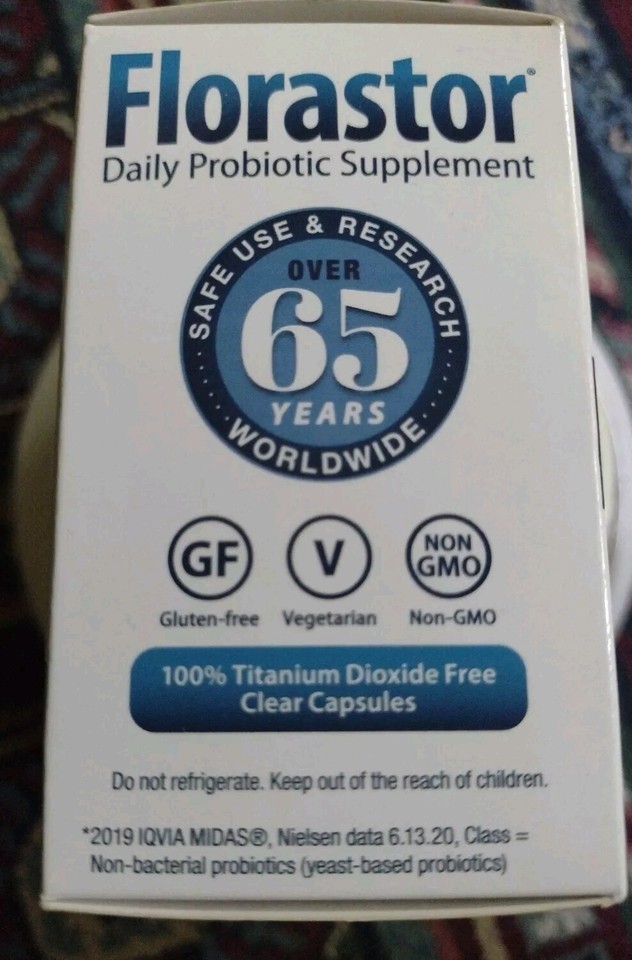 Florastor Daily Probiotic Supplement for Men and Women - 30 Vegetable Capsules 704142000354 | eBay