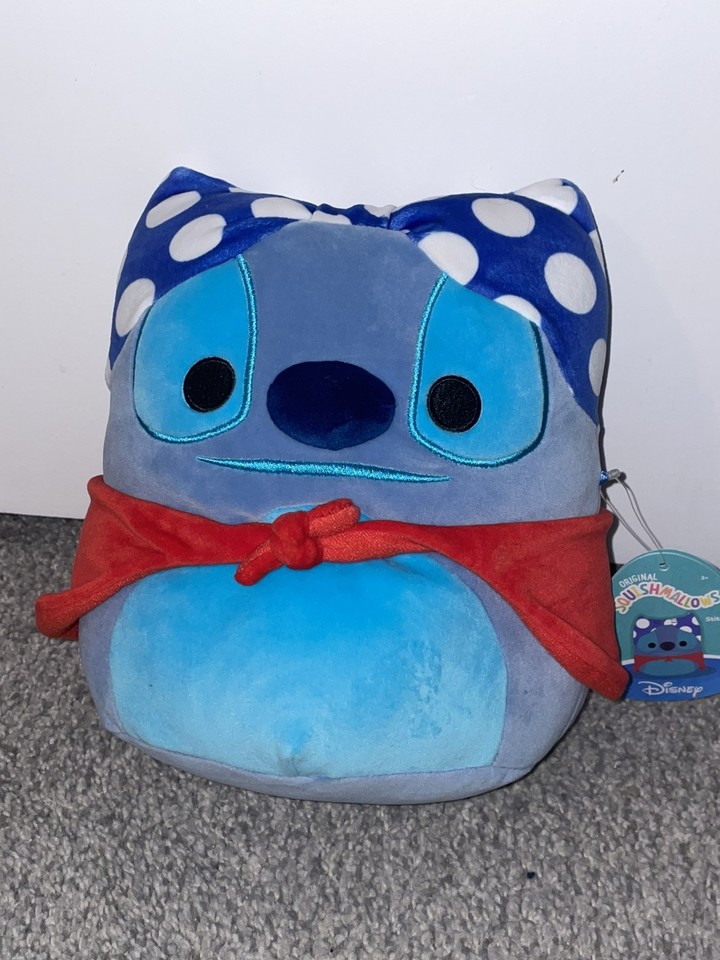 Disney Squishmallows Stitch Laundry Super Hero Plush NEW W/TAG Lilo ...