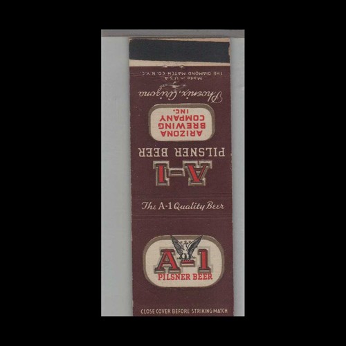 Matchbook Cover - Beer - A-1 Pilsner Beer | eBay