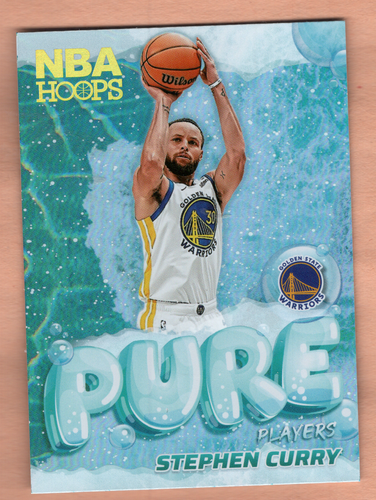 2024-25 Panini NBA Hoops Steph Curry Pure Players Silver Holo #1 ...