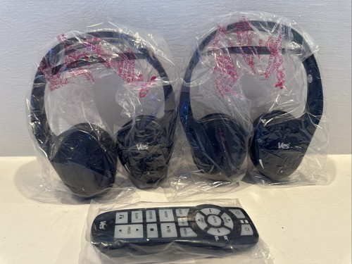 2008-2013 Chrysler Town Country VES Overhead DVD System TWO Headphones ...