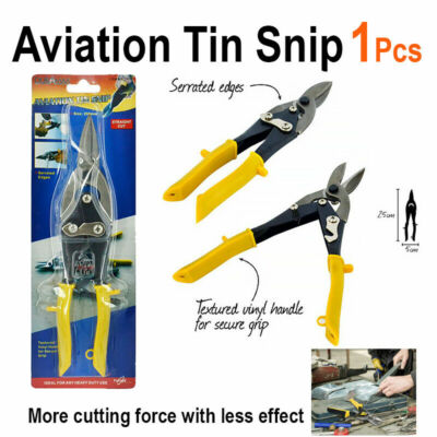 250mm Tin Snips Aviation Straight Tinman's Snips Tinmans Snip Tinman ...