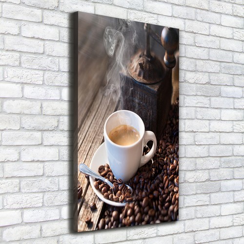 Leinwand-Bild Kunstdruck Hochformat 50x100 Bilder Tasse Kaffee | eBay.de